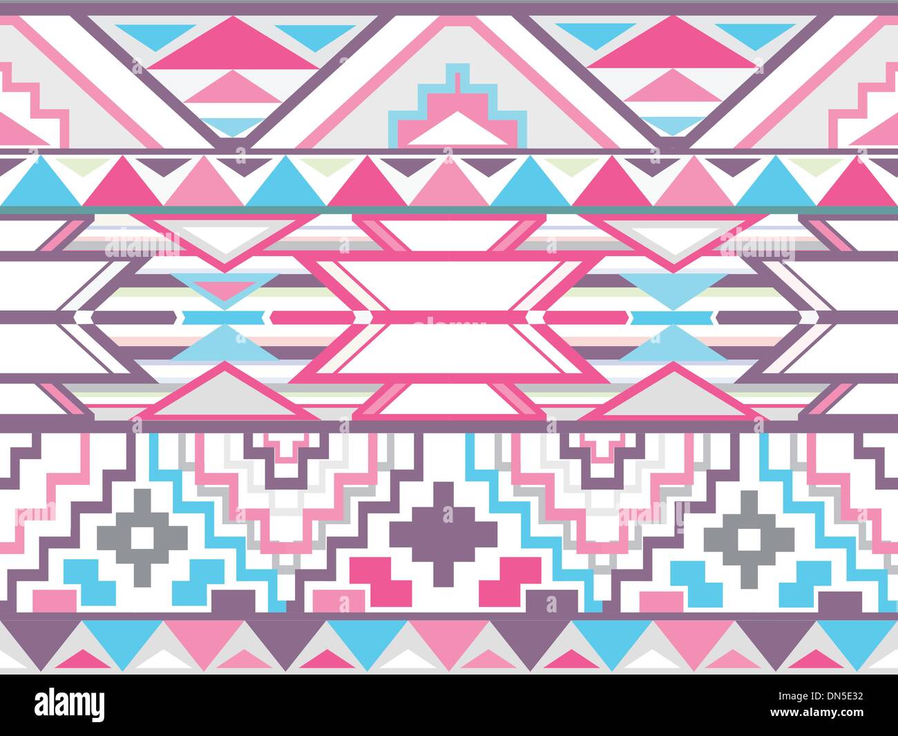 Pink native american ethnic pattern hi-res stock photography and images ...
