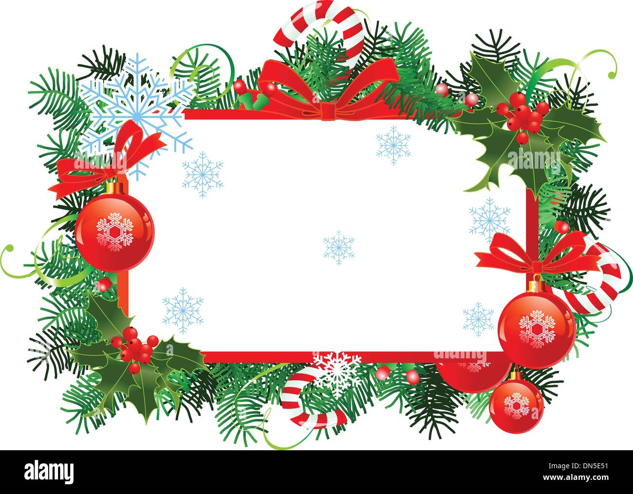Christmas background frame copy Stock Vector Images - Alamy
