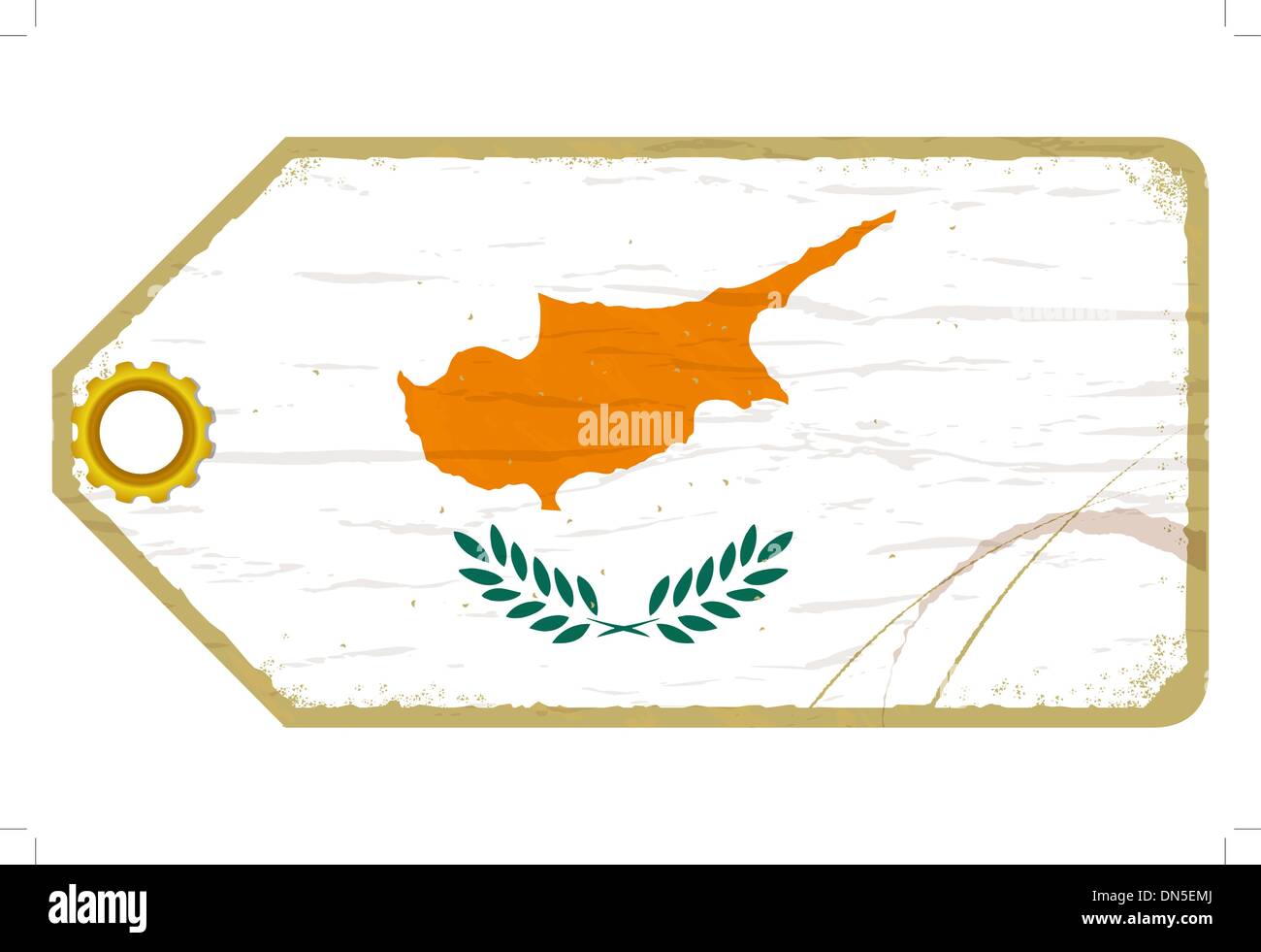 Vintage label with the flag of Cyprus Stock Vector Image & Art - Alamy