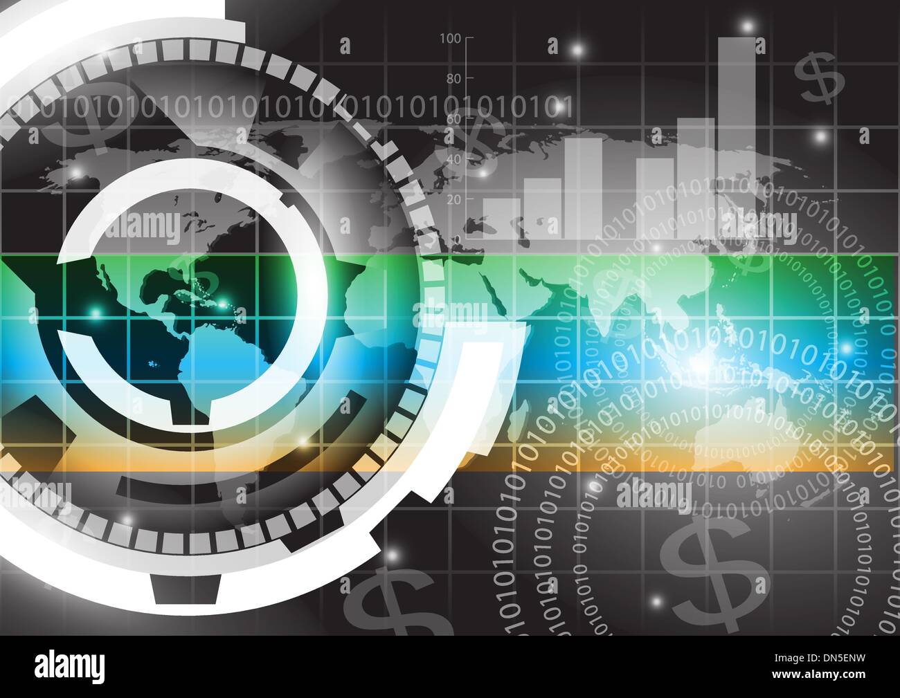 Abstract technology vector background Stock Vector Image & Art - Alamy