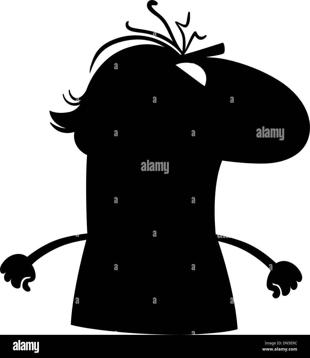 Concept art angry man Black and White Stock Photos & Images - Alamy