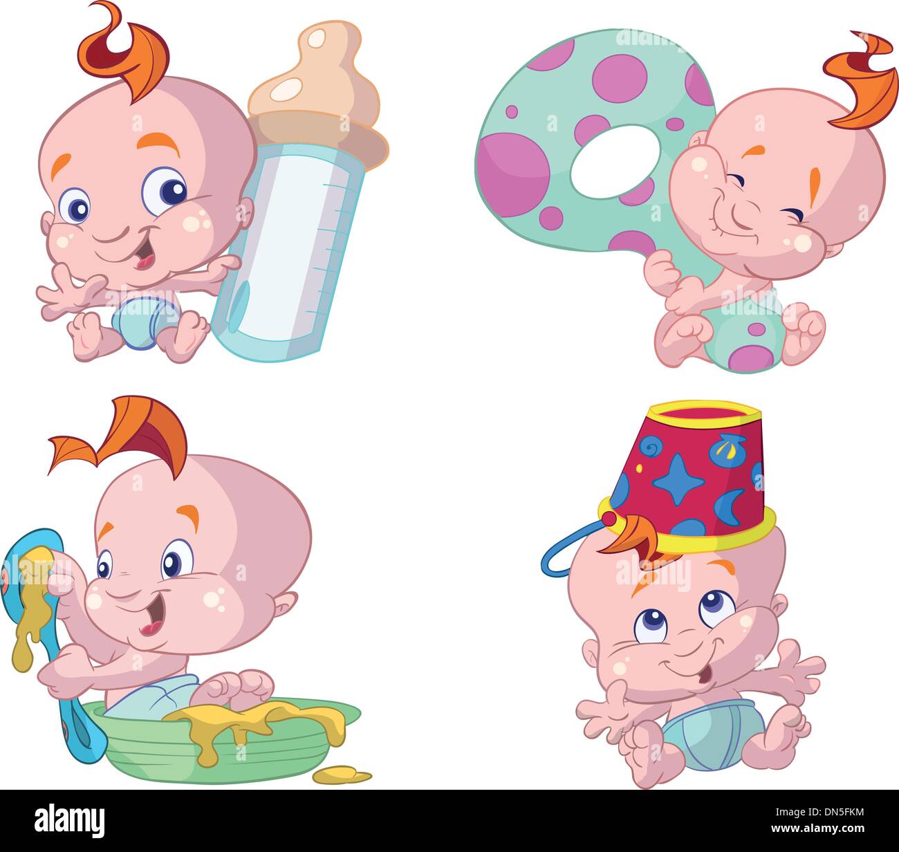 Baby craft Stock Vector Images - Alamy
