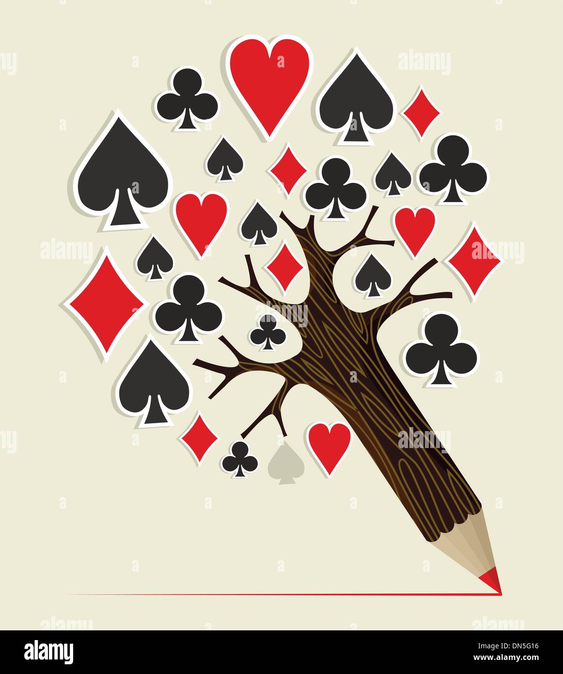 Risk tree Stock Vector Images - Alamy