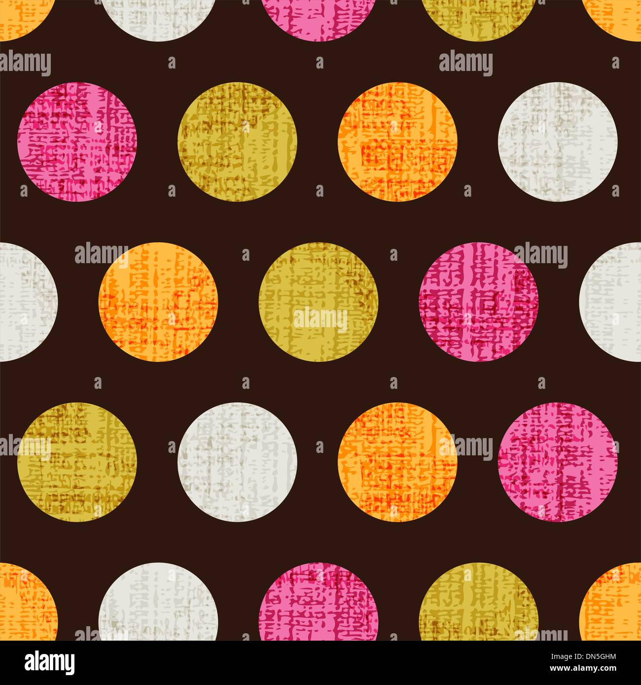 seamless retro dot pattern background Stock Vector Image & Art - Alamy
