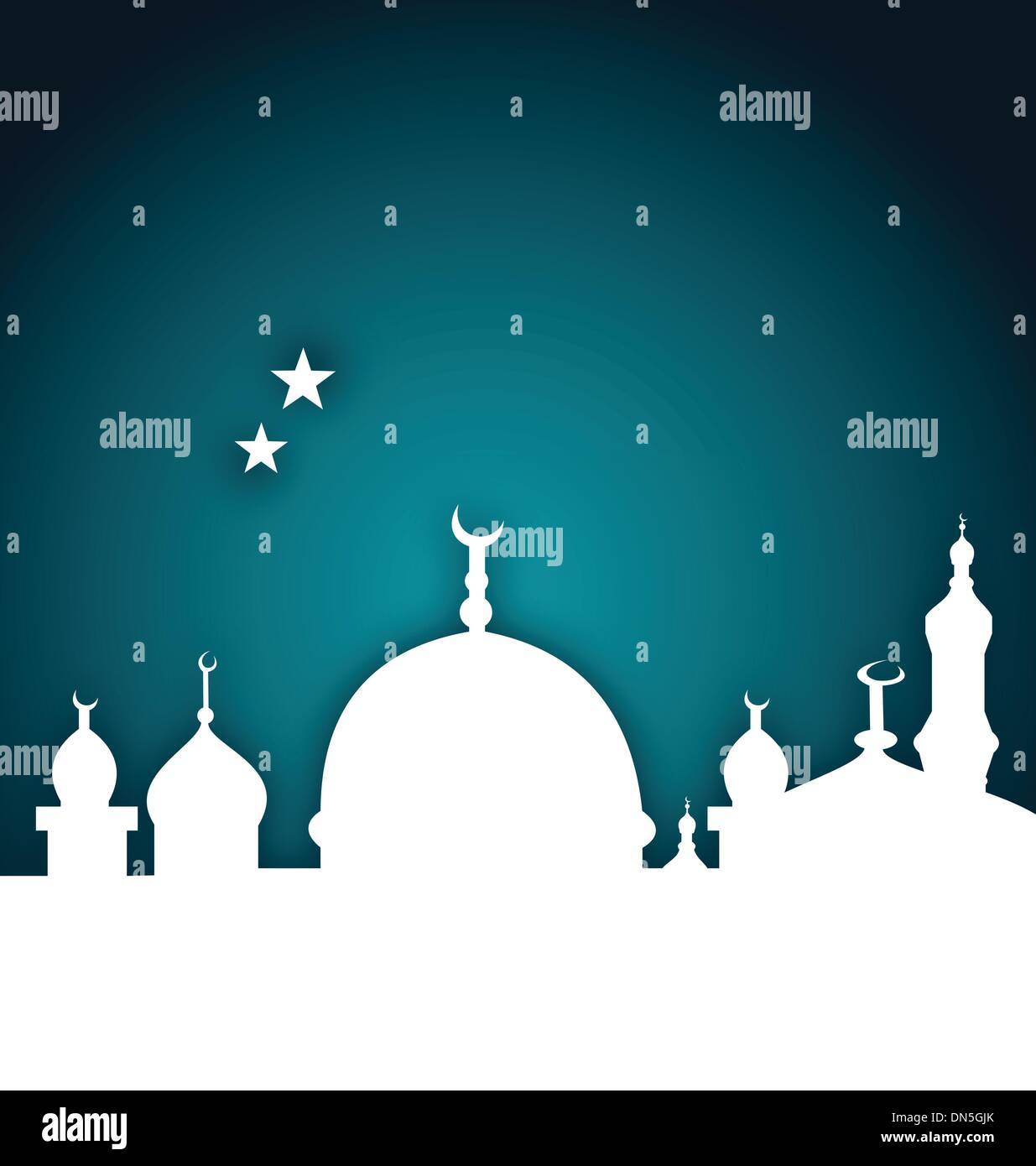 elegant card with beautiful mosque Stock Vector Image & Art - Alamy
