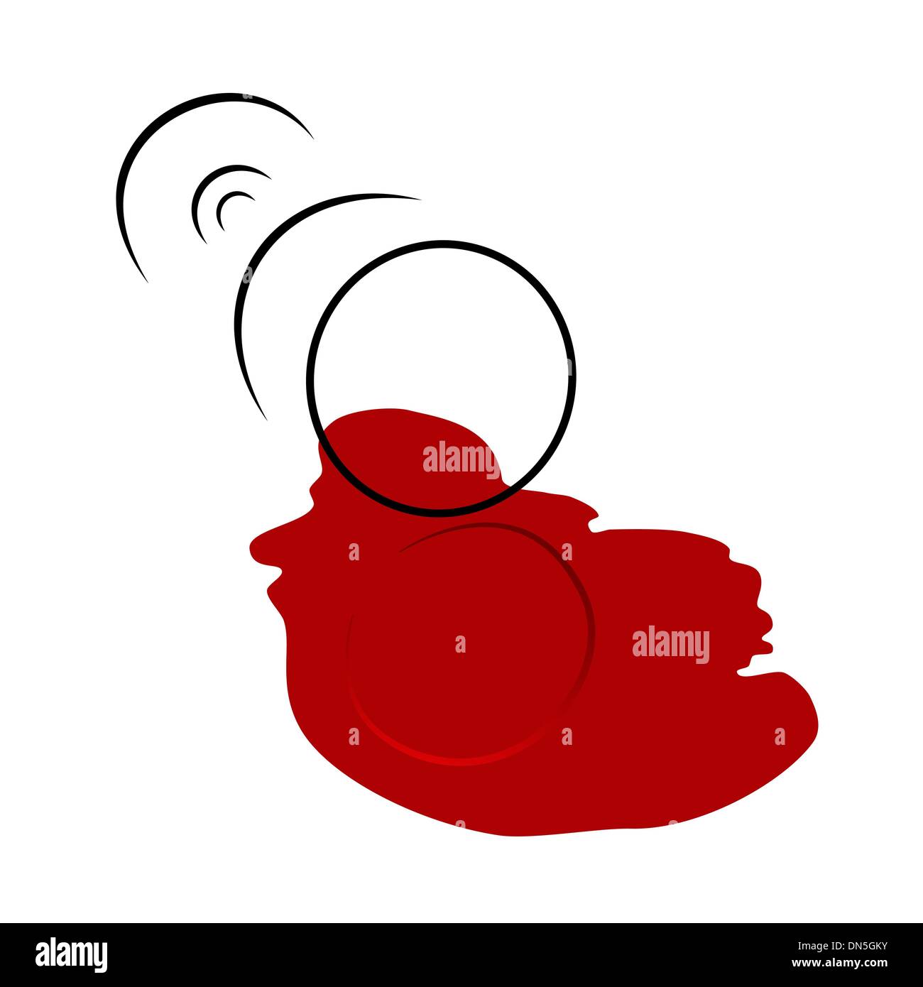 Food spilled floor Stock Vector Images - Alamy