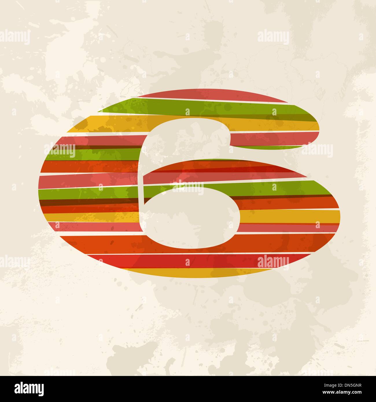 6 bands Stock Vector Images - Alamy