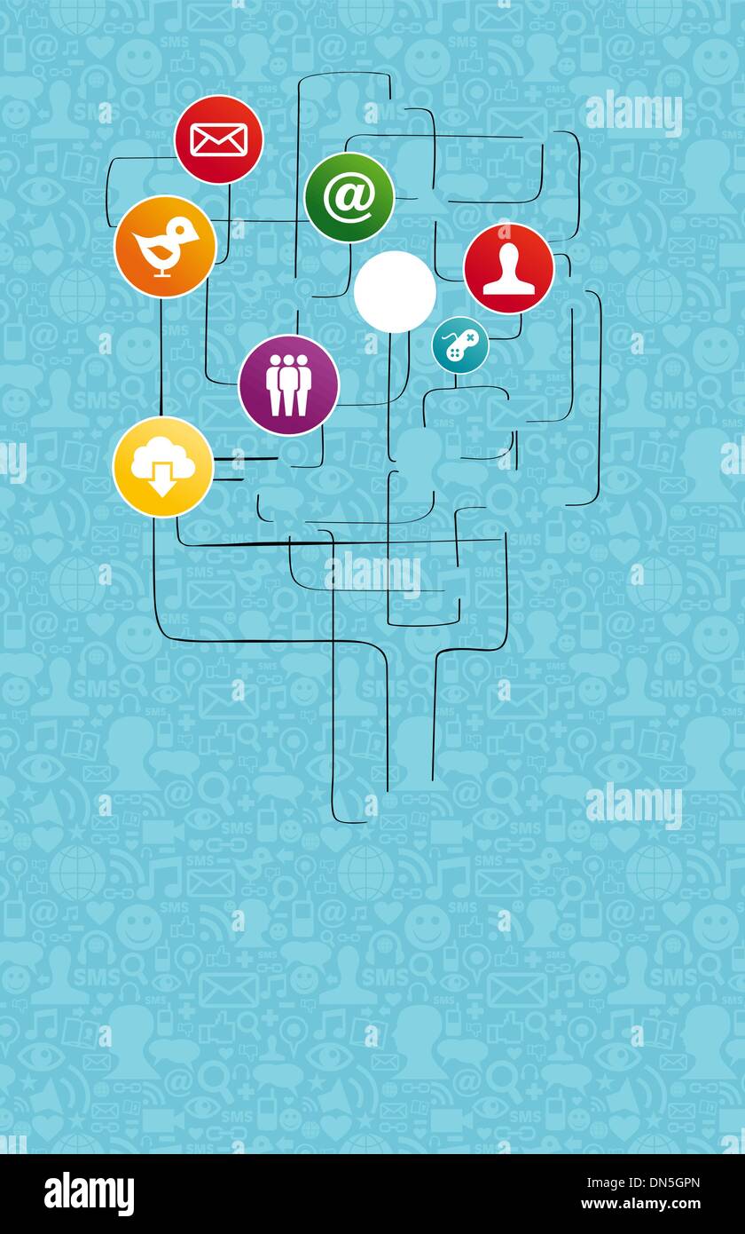 Global social media mobility Stock Vector Image & Art - Alamy