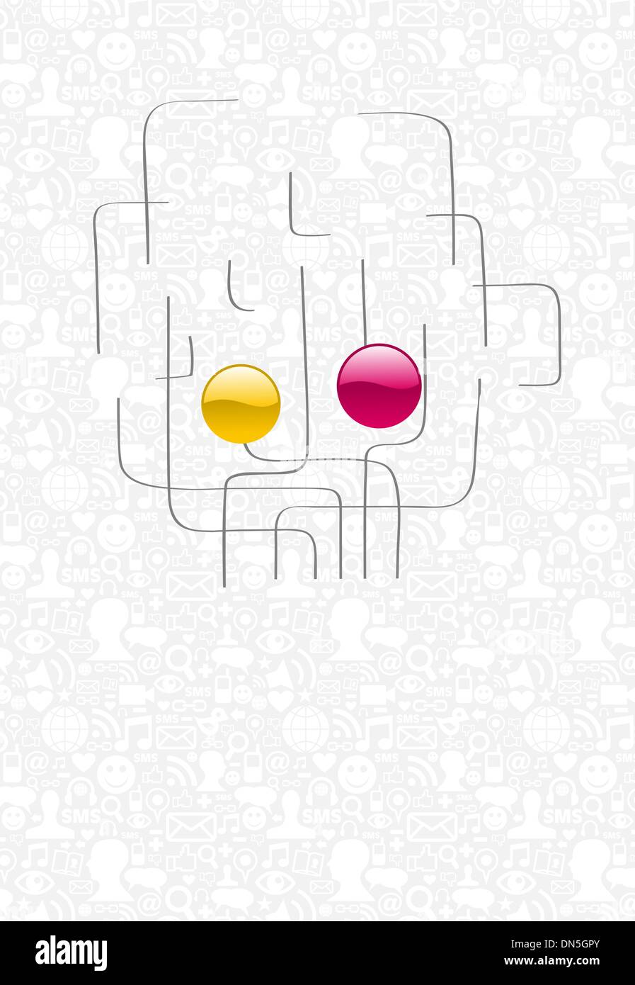 Cloud computing networks server Cut Out Stock Images & Pictures - Alamy