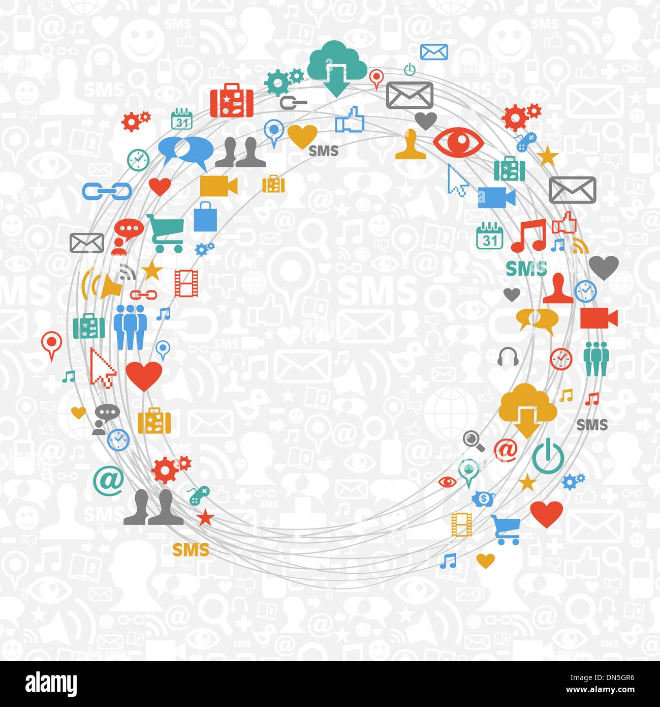 Group computing Cut Out Stock Images & Pictures - Alamy