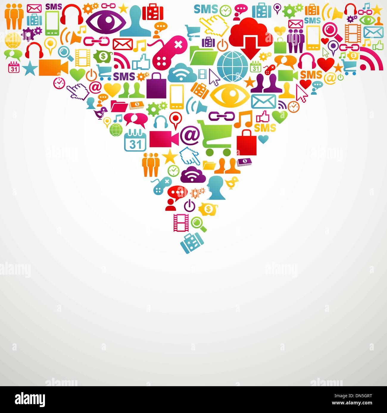 Cloud computing network notebook Stock Vector Image & Art - Alamy