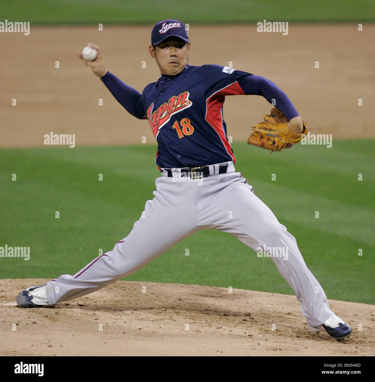 Mar 20, 2006; San Diego, CA, USA; Japan pitcher DAISUKE MATSUZAKA ...