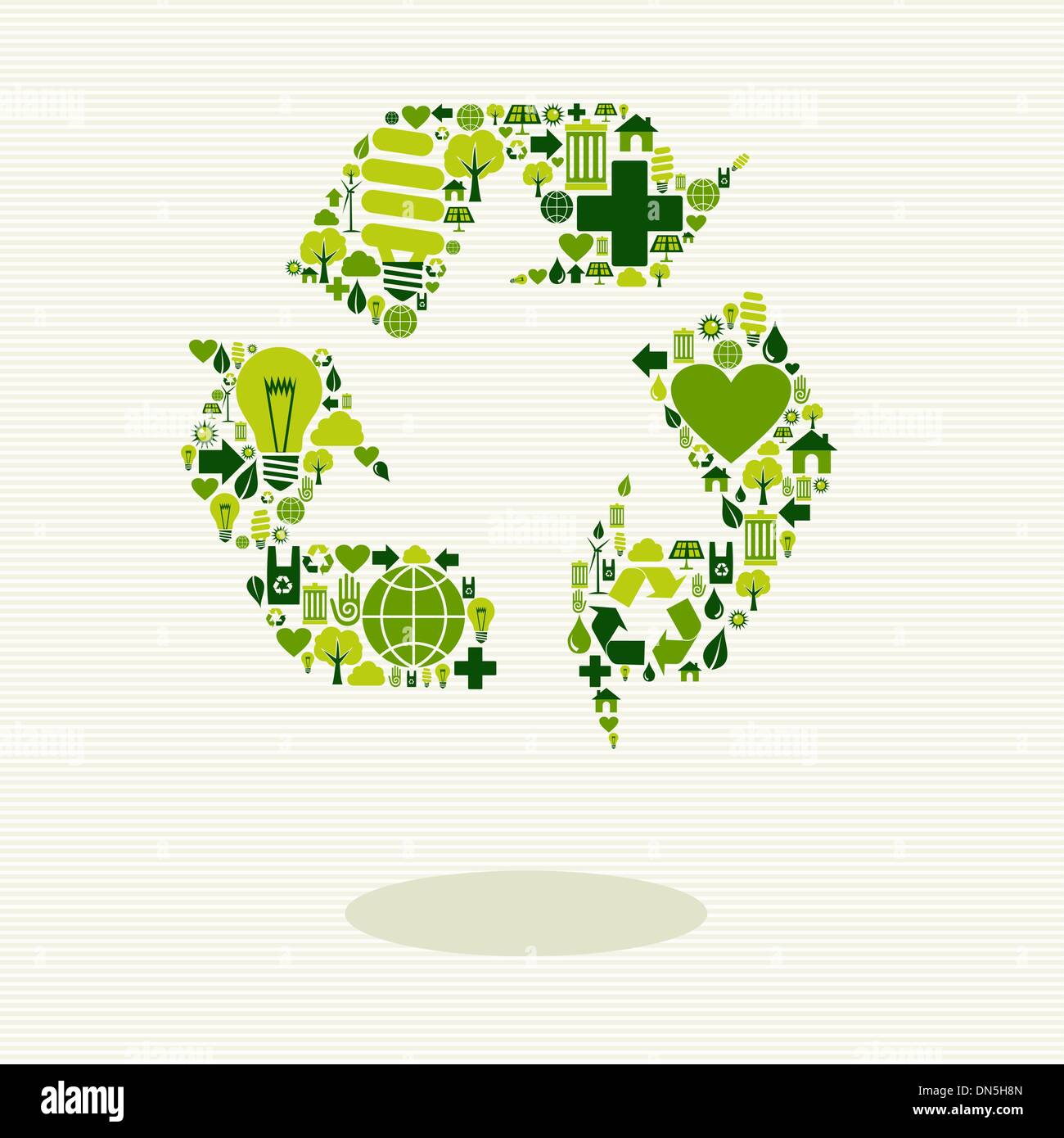 Green recycle symbol concept tree Stock Vector Image & Art - Alamy