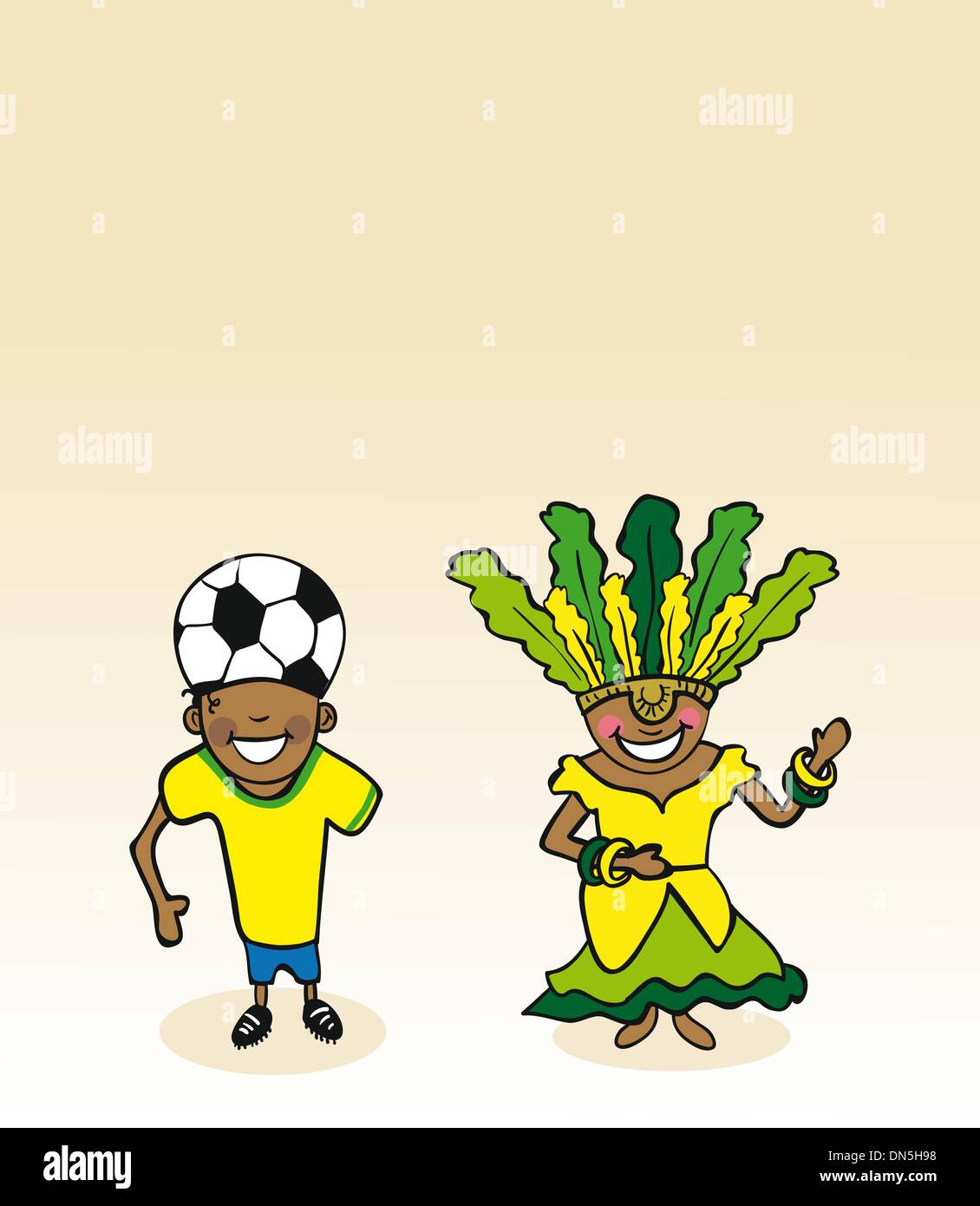 Brazilian cartoon couple bubble dialogue Stock Vector Image & Art - Alamy