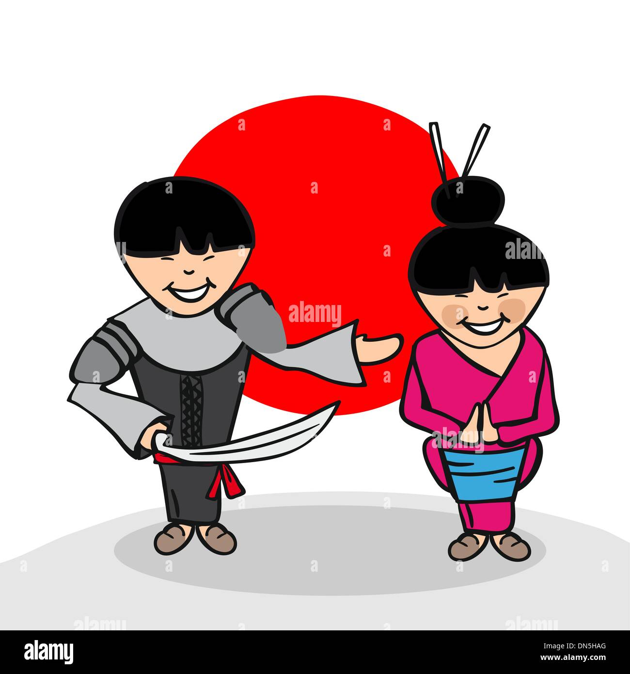 Ethnic japan Stock Vector Images - Alamy