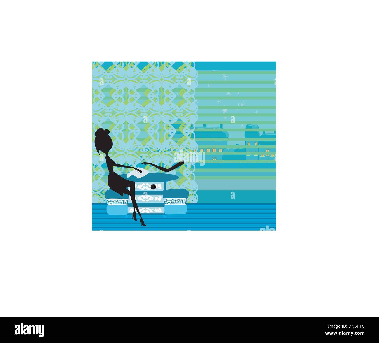 Pretty women in stylish Stock Vector Images - Alamy