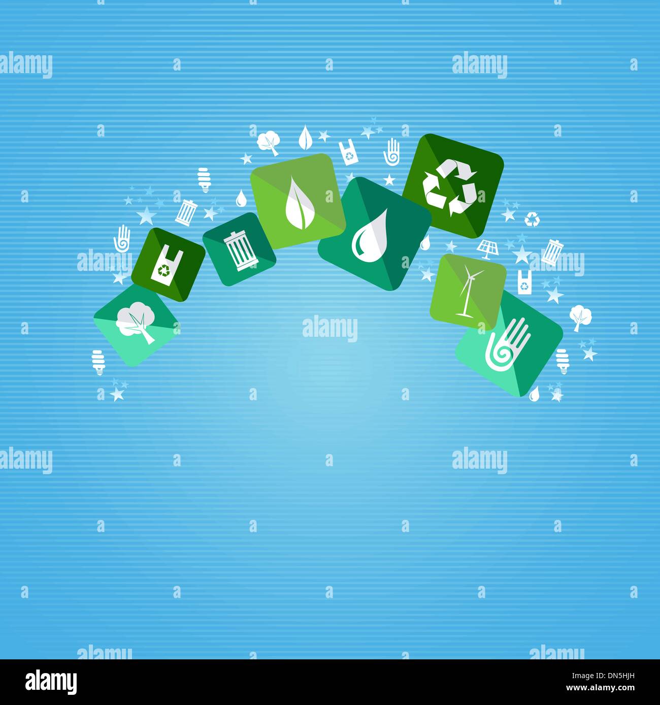 Cloud computing eco friendly icons Stock Vector Image & Art - Alamy