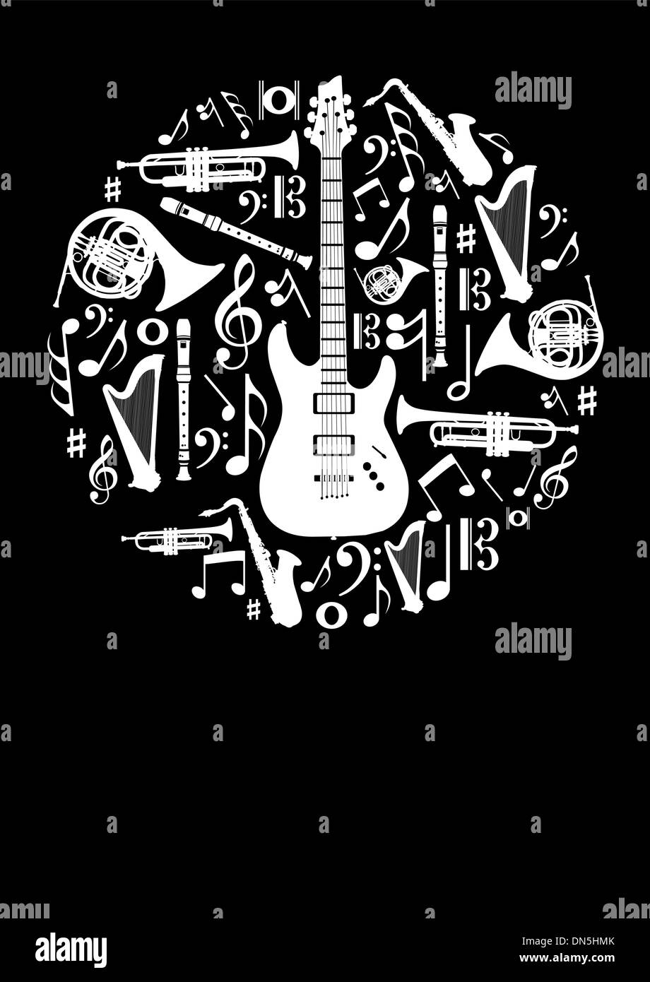 Music concept circle hi-res stock photography and images - Alamy
