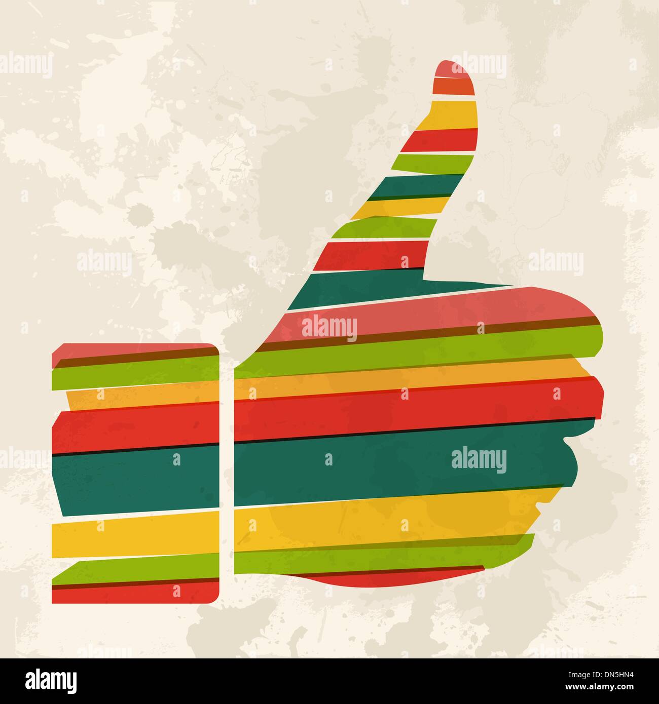 Red hand band Stock Vector Images - Alamy