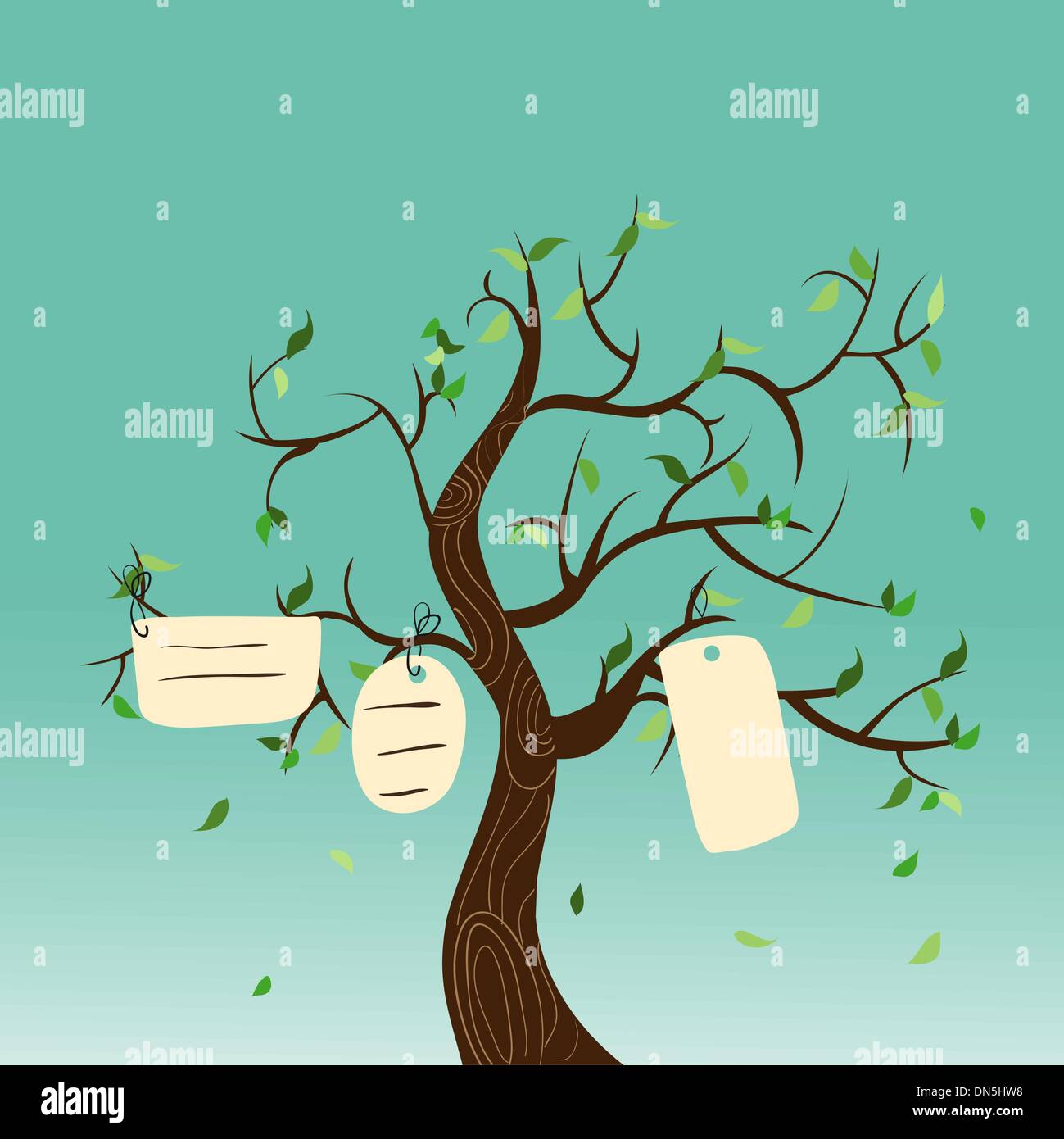 Hang tag family tree Stock Vector Image & Art - Alamy