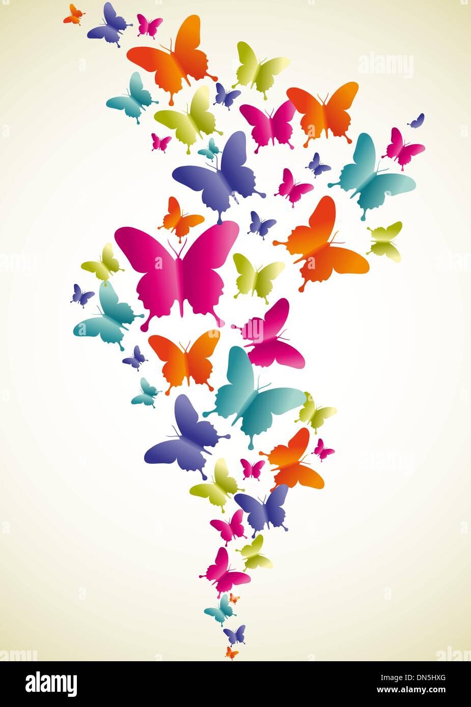 Butterfly colorful splash Stock Vector Image & Art - Alamy