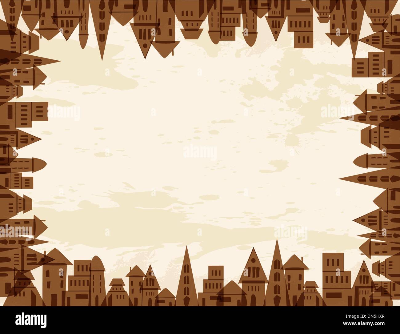 Tree city concept frame Stock Vector Image & Art - Alamy