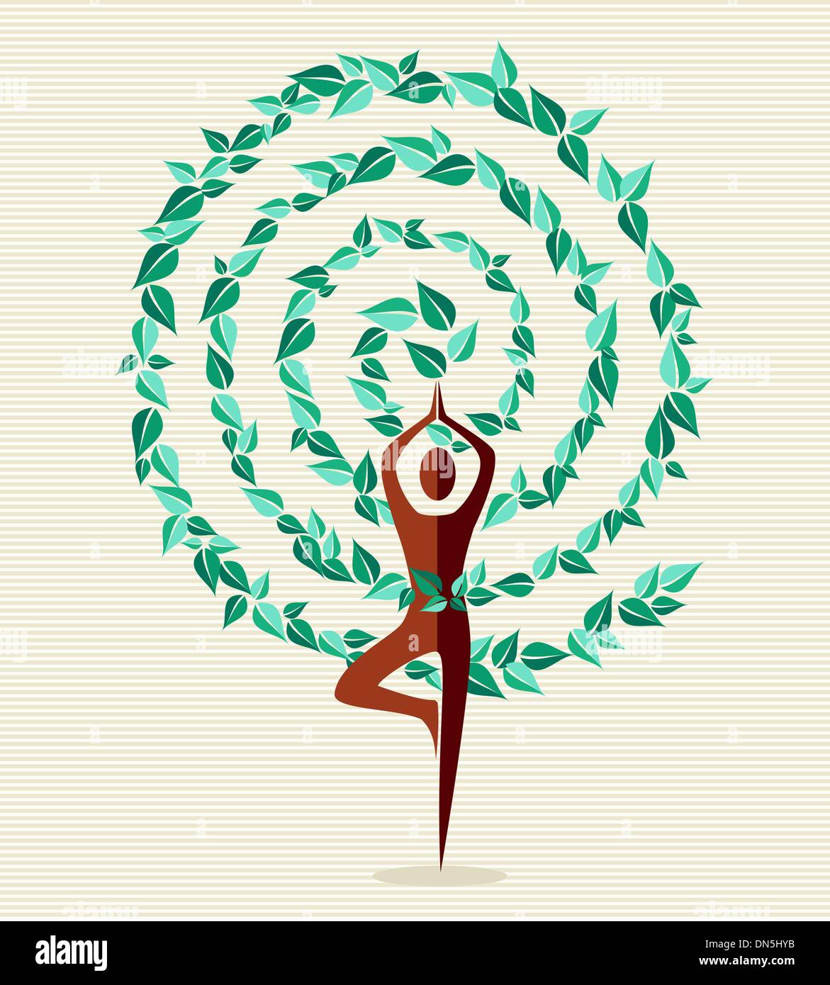 India yoga leaf tree Stock Vector Image & Art - Alamy