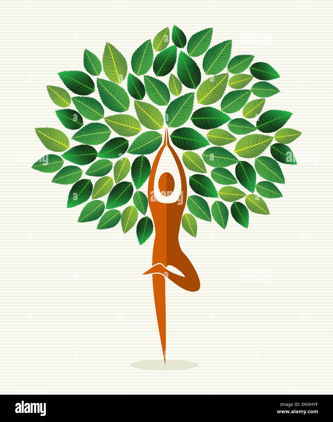 India yoga leaf tree Stock Vector Image & Art - Alamy