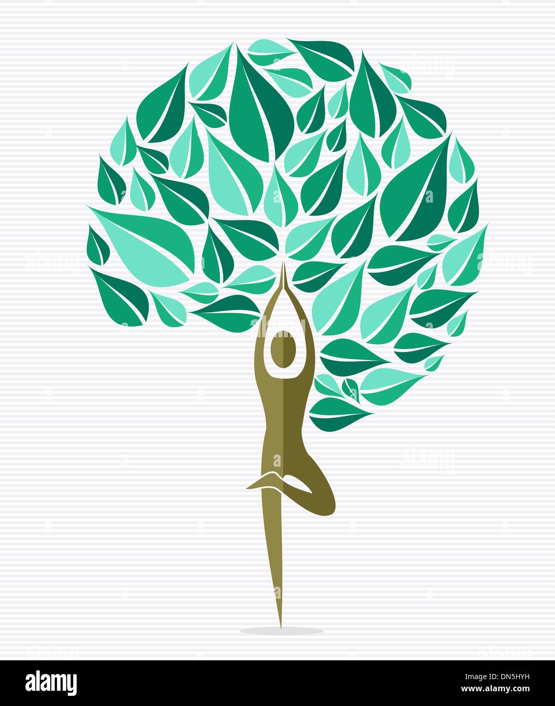 India yoga leaf tree Stock Vector Image & Art - Alamy