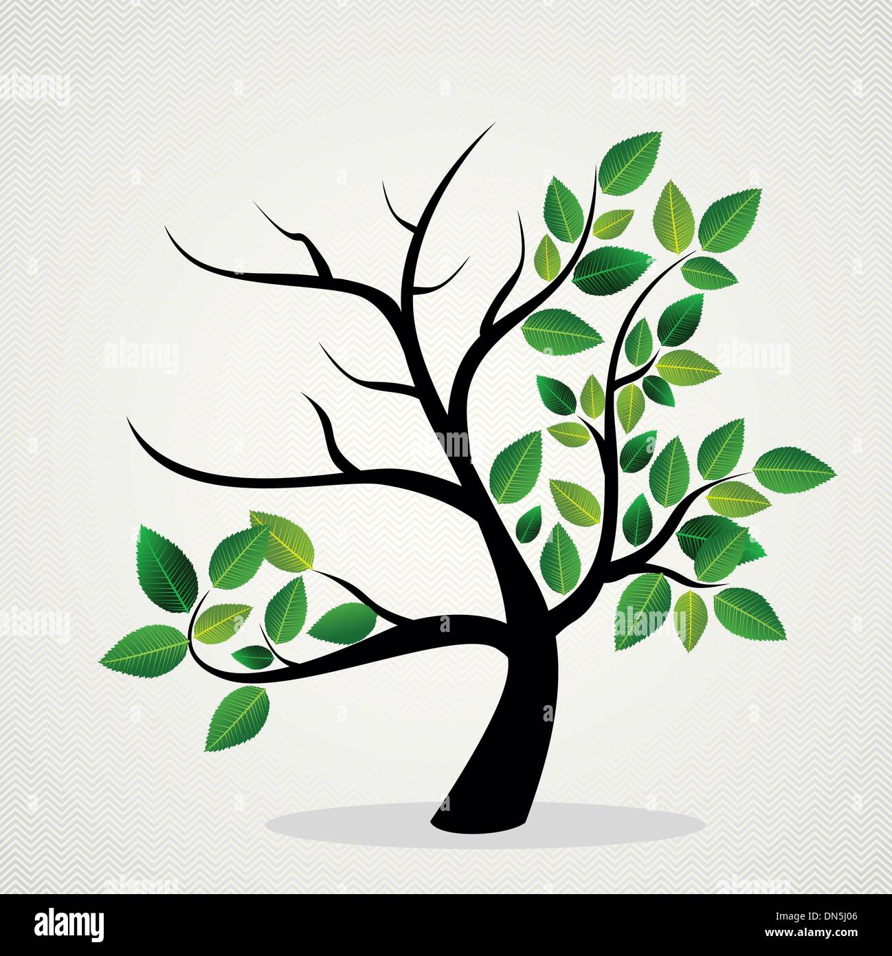 Concept leaves tree Stock Vector Image & Art - Alamy