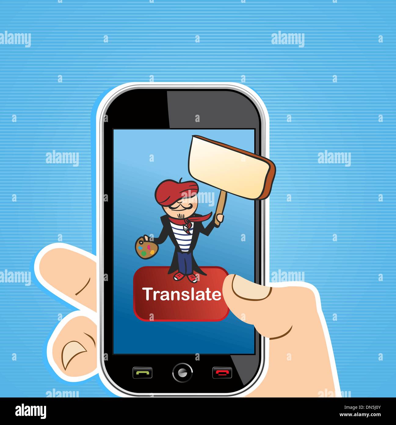 Translation app concept Stock Vector Image & Art - Alamy
