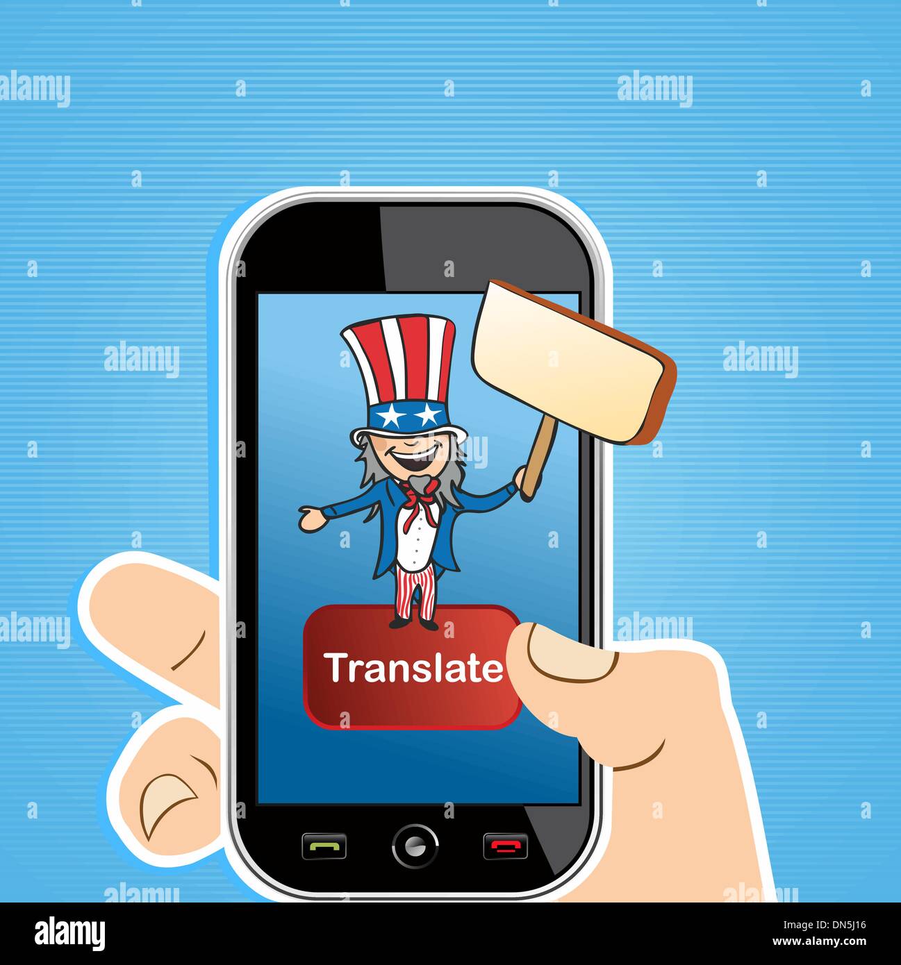 English translation app concept Stock Vector Image & Art - Alamy