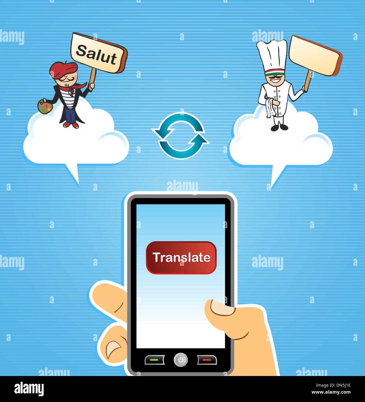 Translator word cloud concept hi-res stock photography and images - Alamy