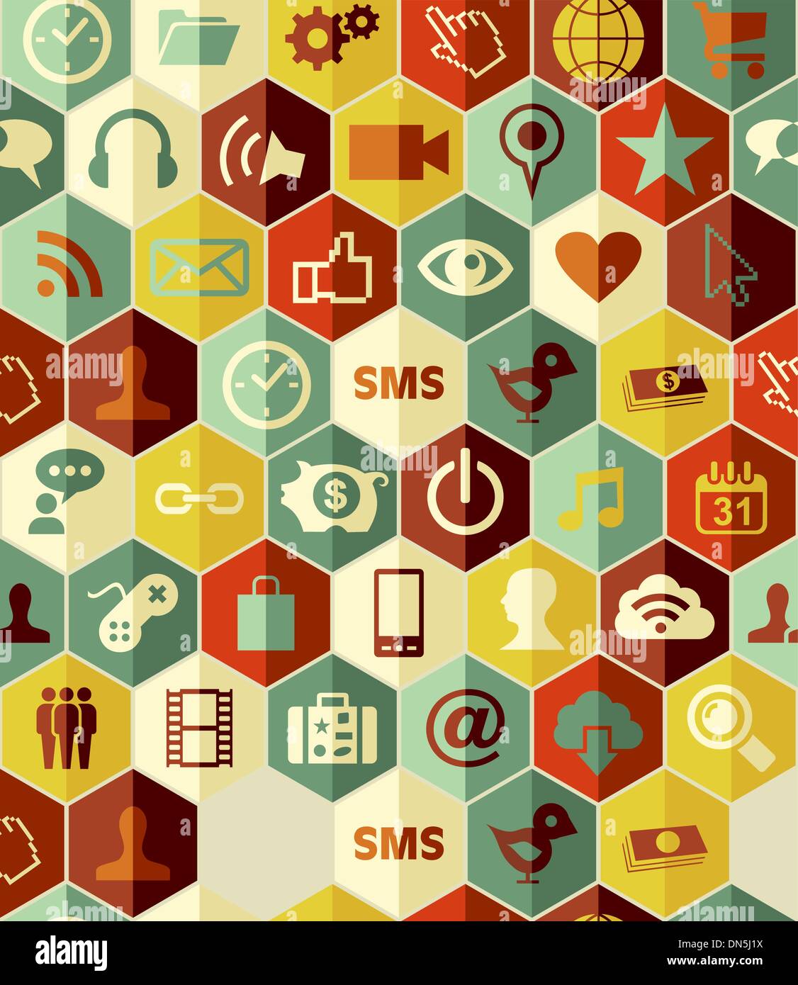 App icons seamless pattern Stock Vector Image & Art - Alamy