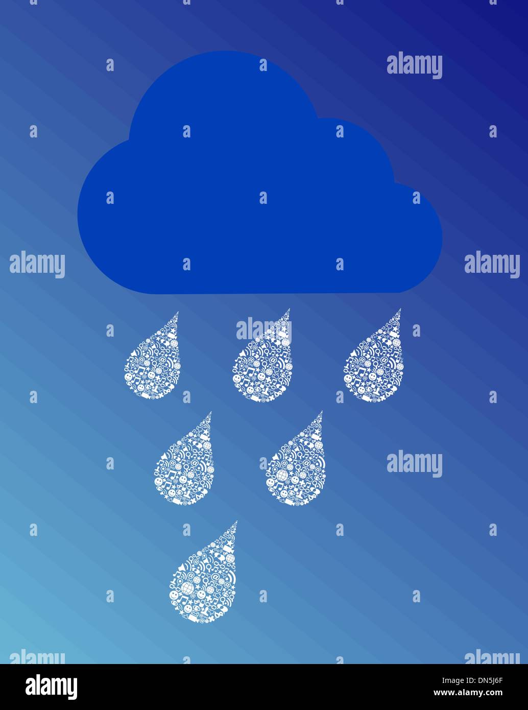 Globalization cloud concept Stock Vector Images - Alamy