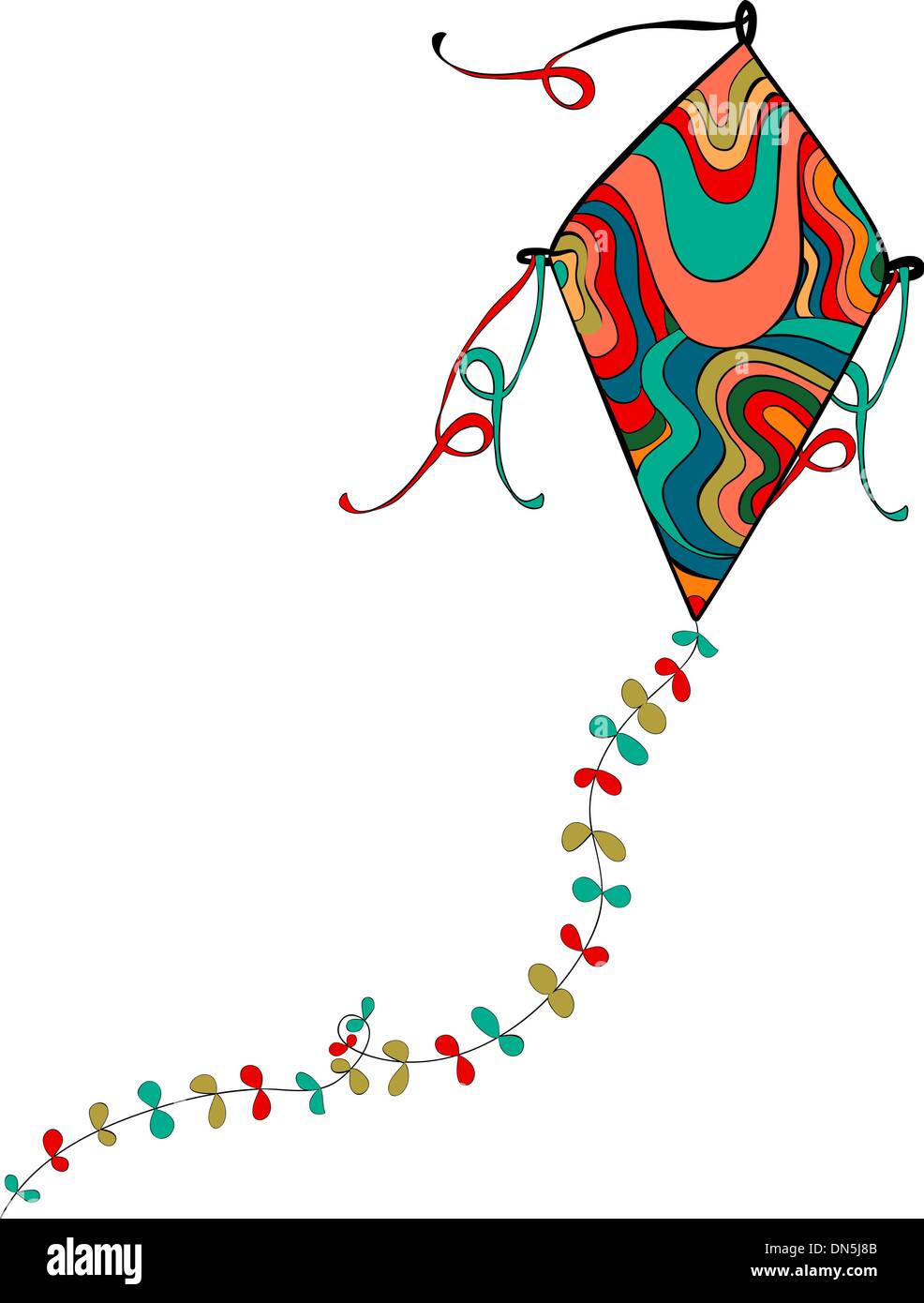 Modern kite Stock Vector Images - Alamy