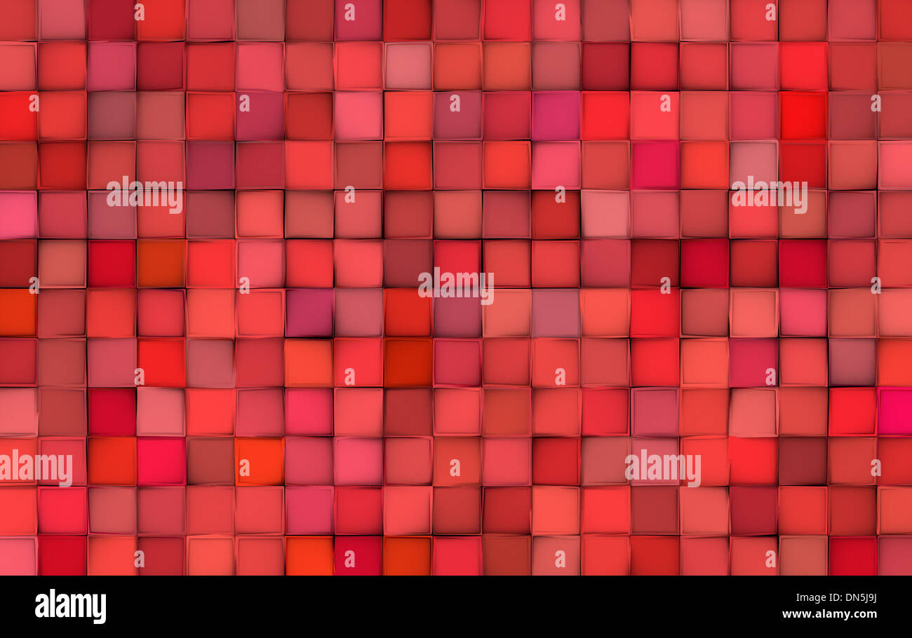 abstract tile pattern mixed pink red surface backdrop Stock Photo - Alamy