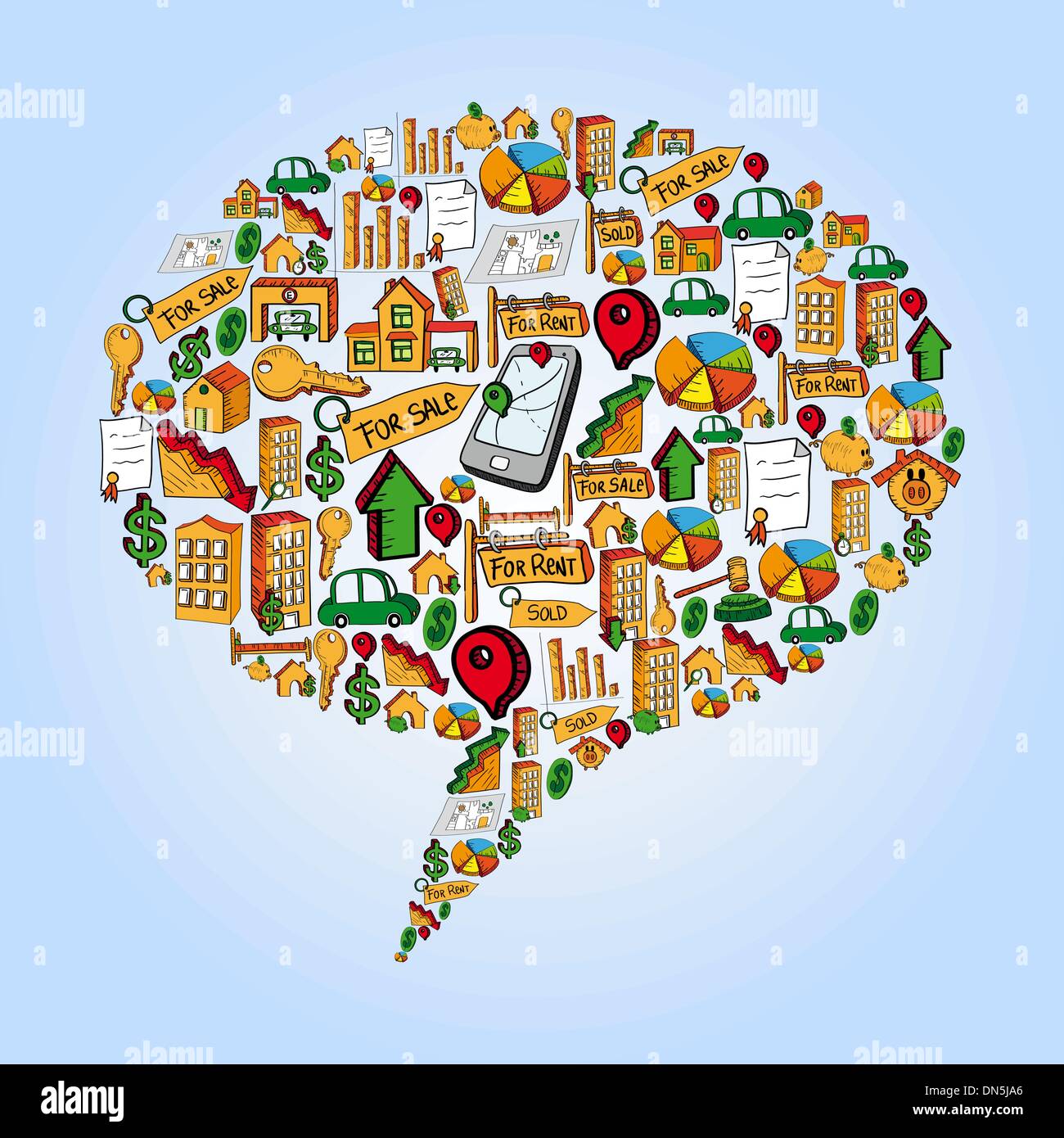 Estate object Stock Vector Images - Alamy