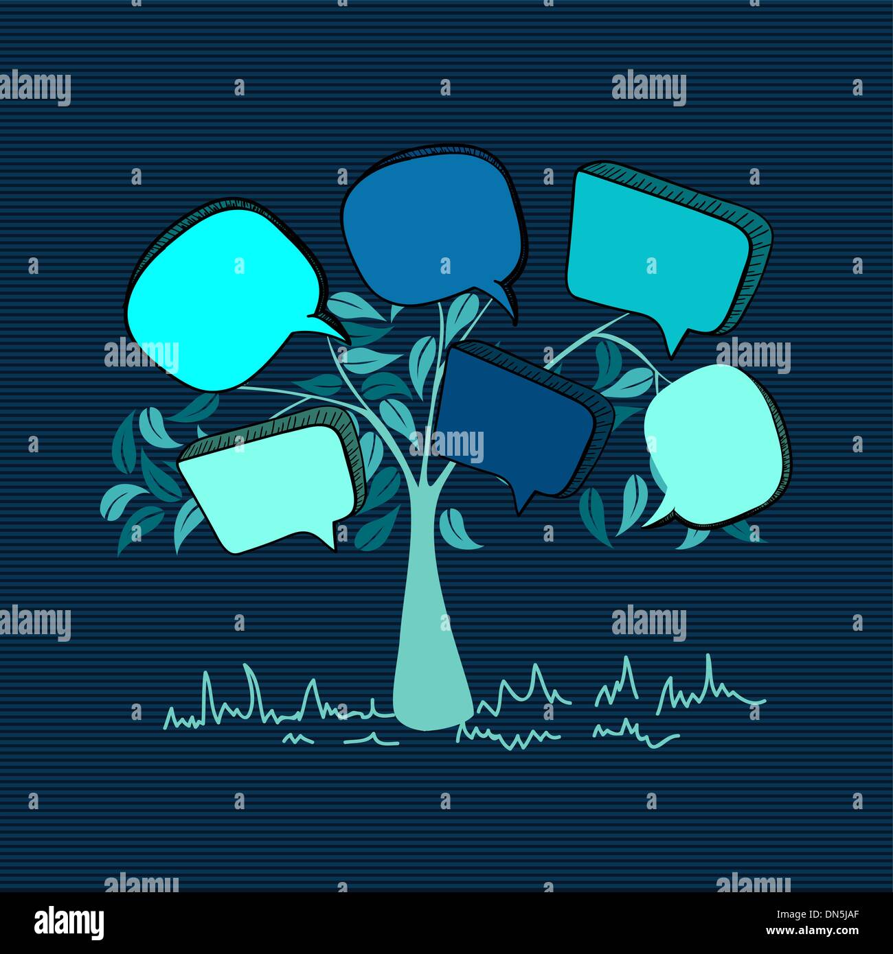 Vintage paper speech bubble hi-res stock photography and images - Alamy