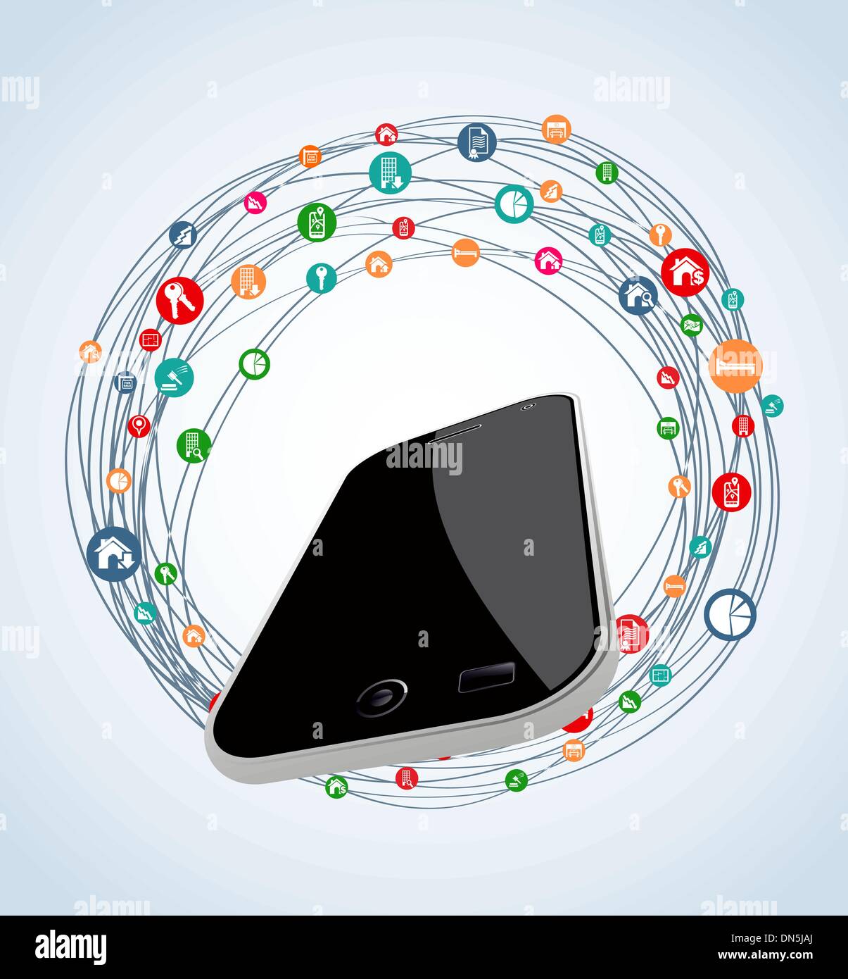 Apps apartment Stock Vector Images - Alamy