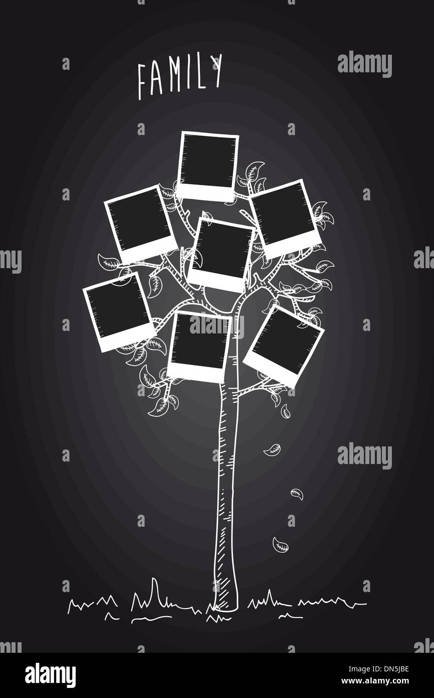 Trendy instant photo tree Stock Vector Image & Art - Alamy