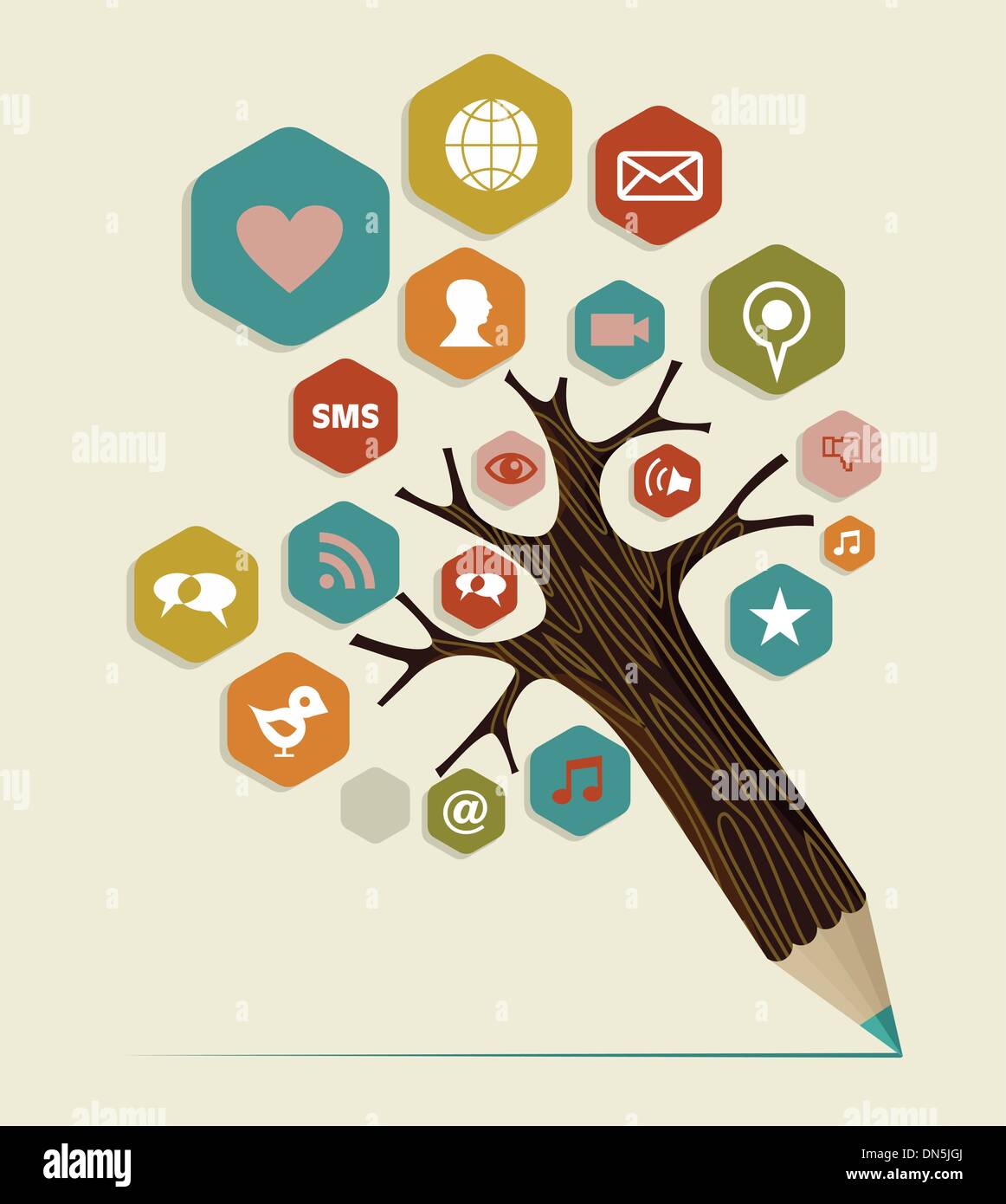 Education media design Stock Vector Images - Alamy