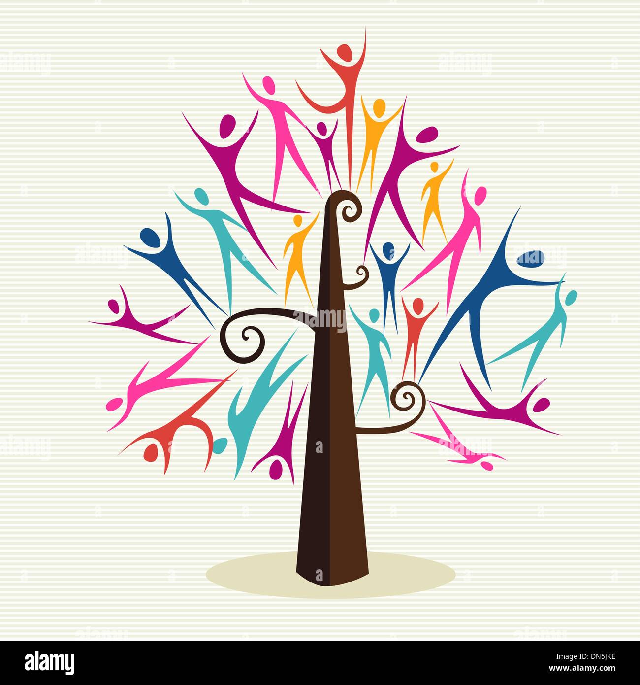 Diversity human tree hi-res stock photography and images - Alamy