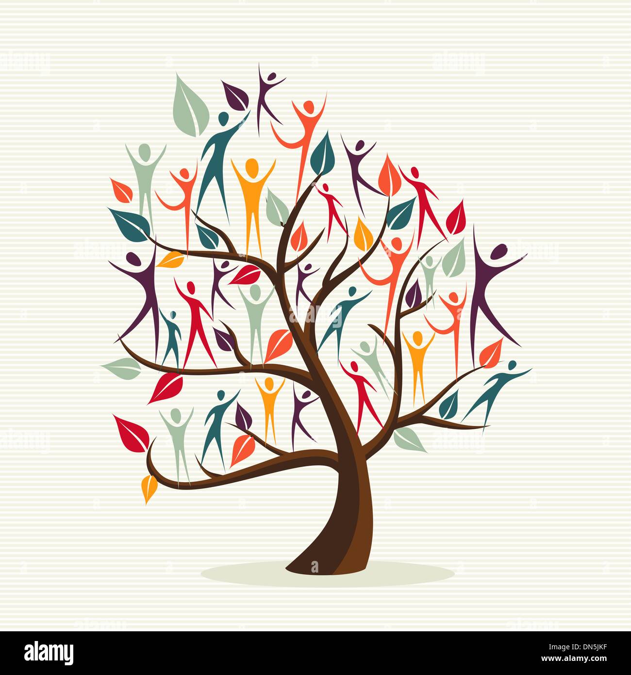 Human figure leaf Stock Vector Images - Alamy