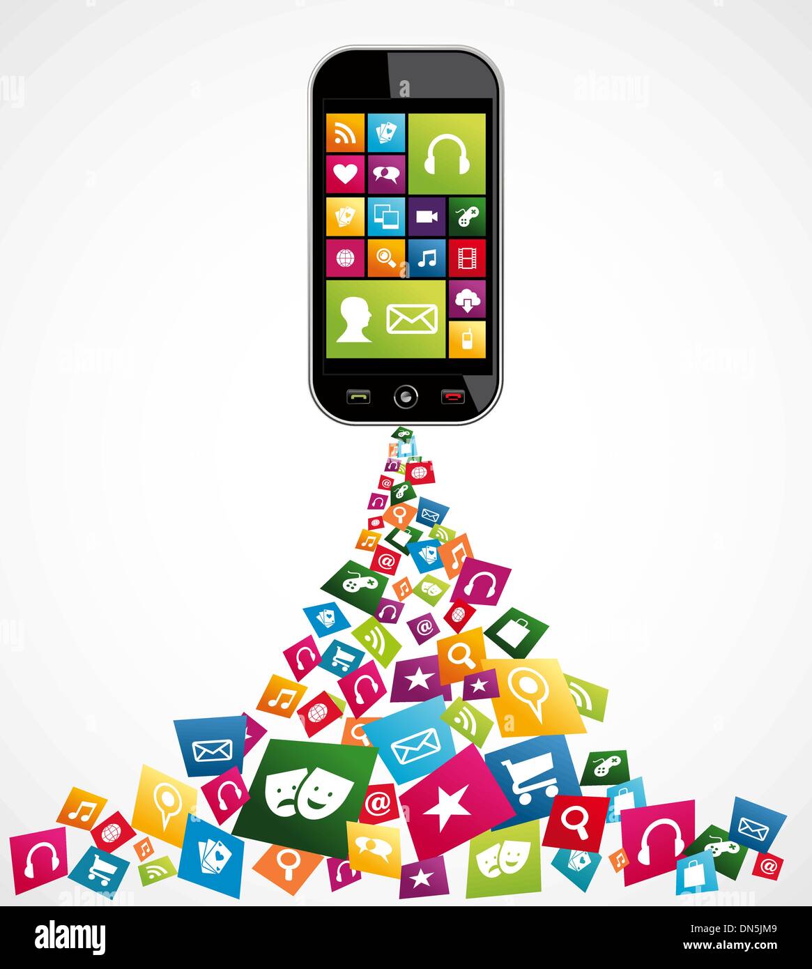 Mobile computer applications Stock Vector Image & Art - Alamy