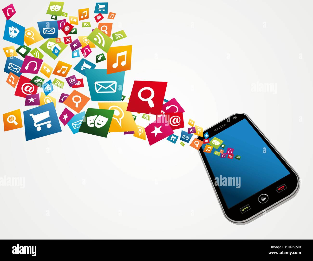 Family computer screen Stock Vector Images - Alamy