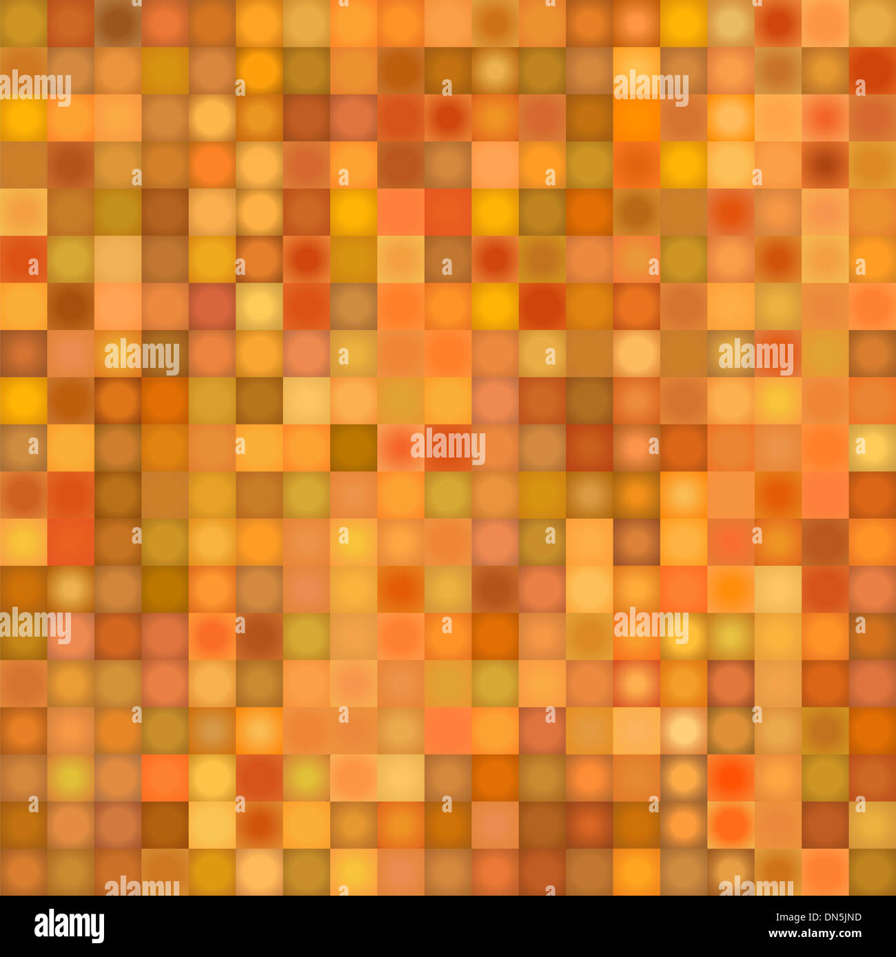 mosaic backdrop in multiple orange Stock Photo - Alamy