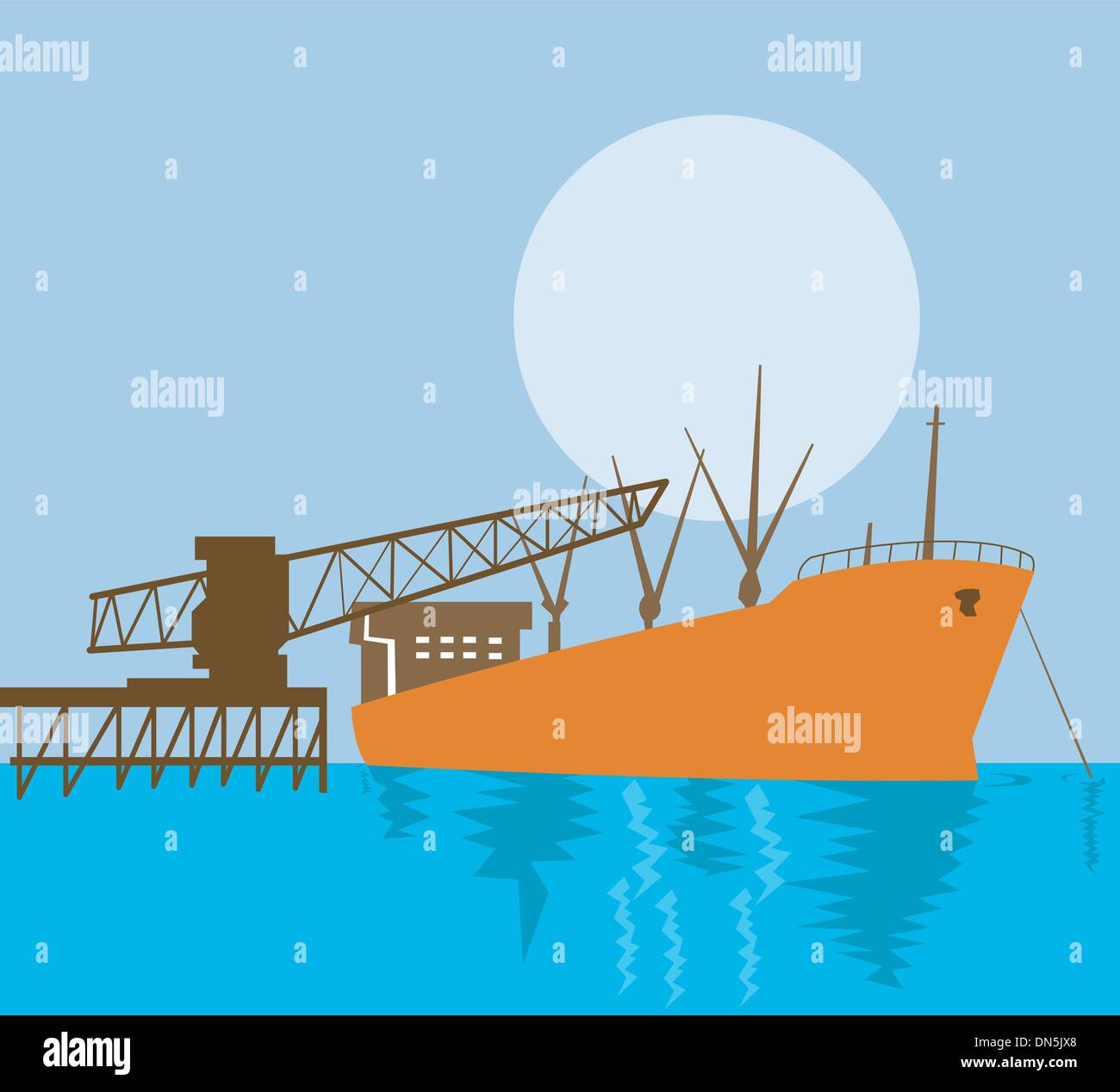 Loading dock Stock Vector Images - Alamy