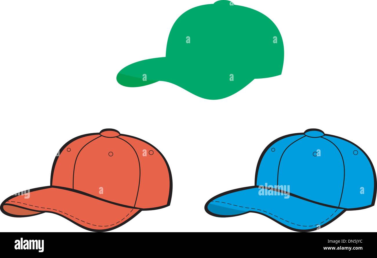Baseball cap baseball caps Stock Vector Images - Alamy
