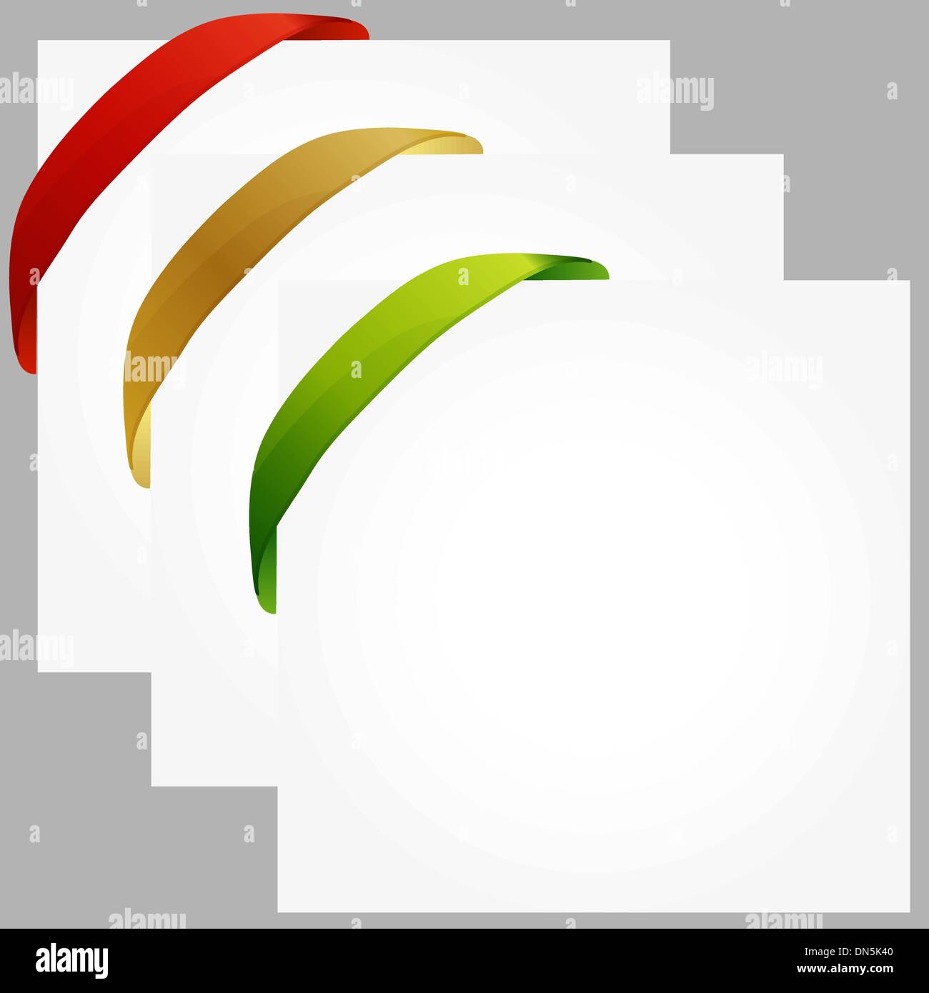 Paper with ribbon at the corner Stock Vector Image & Art - Alamy